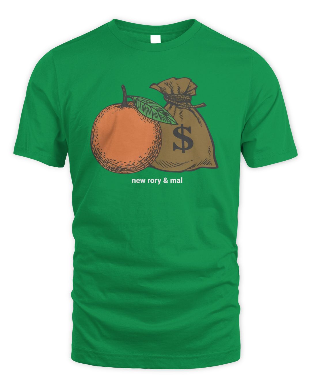 New Rory & Mal Merch Store Orange & Moneybag Hoodie Sweatshirt Green