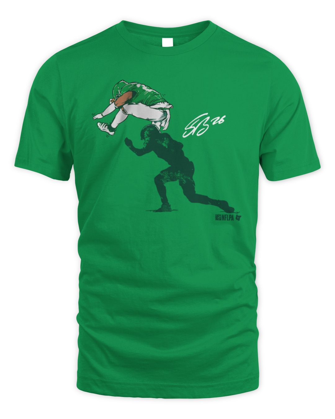 Official Saquon Barkley The Reverse Hurdle Tee Green