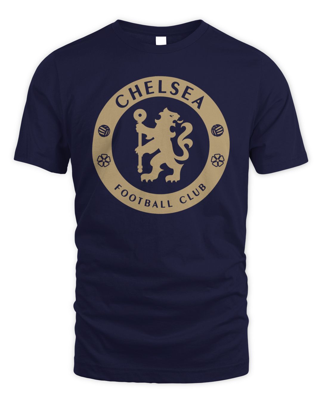Chelsea Football Club Crest Logo Shirt Navy