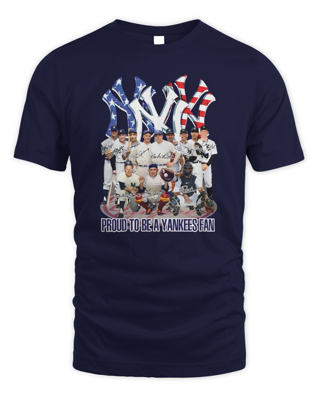 Proud To Be A Yankees Fan Legend Team Logo Shirt