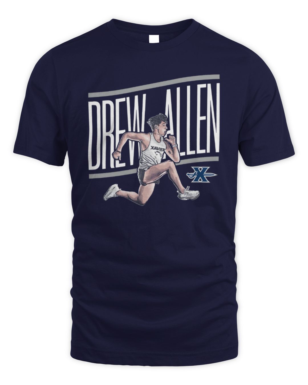 Xavier Musketeers Drew Allen Cartoon 2024 Hoodie