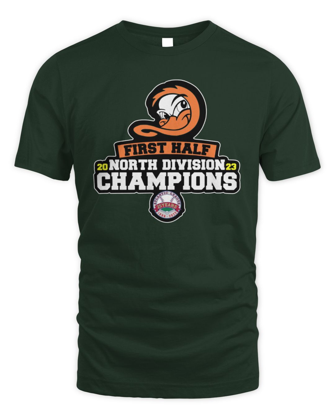 Long Island Ducks Logo First Half North Division Champions Tee
