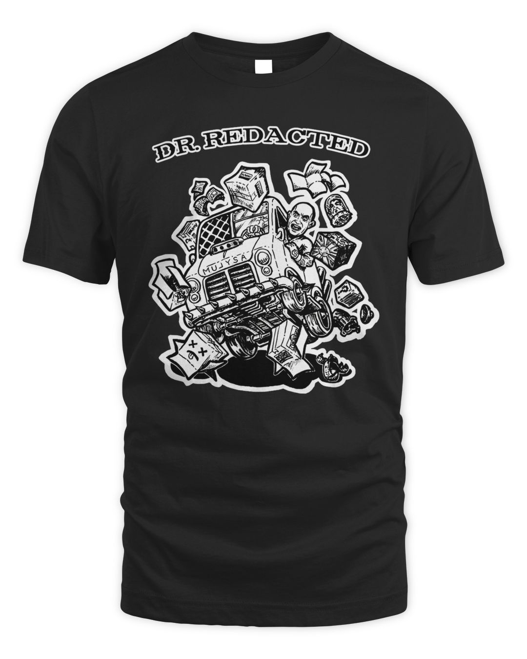 Dr Redacted Tee Deathmatch Worldwide Merch
