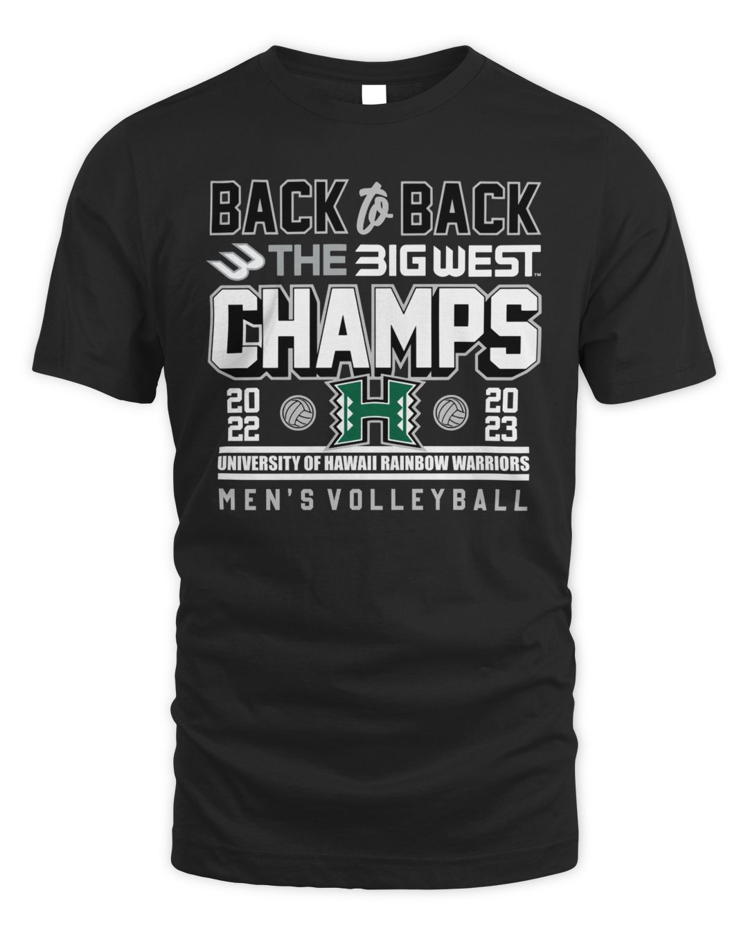 University Of Hawaii Rainbow Warriors Back To Back The Big West ...