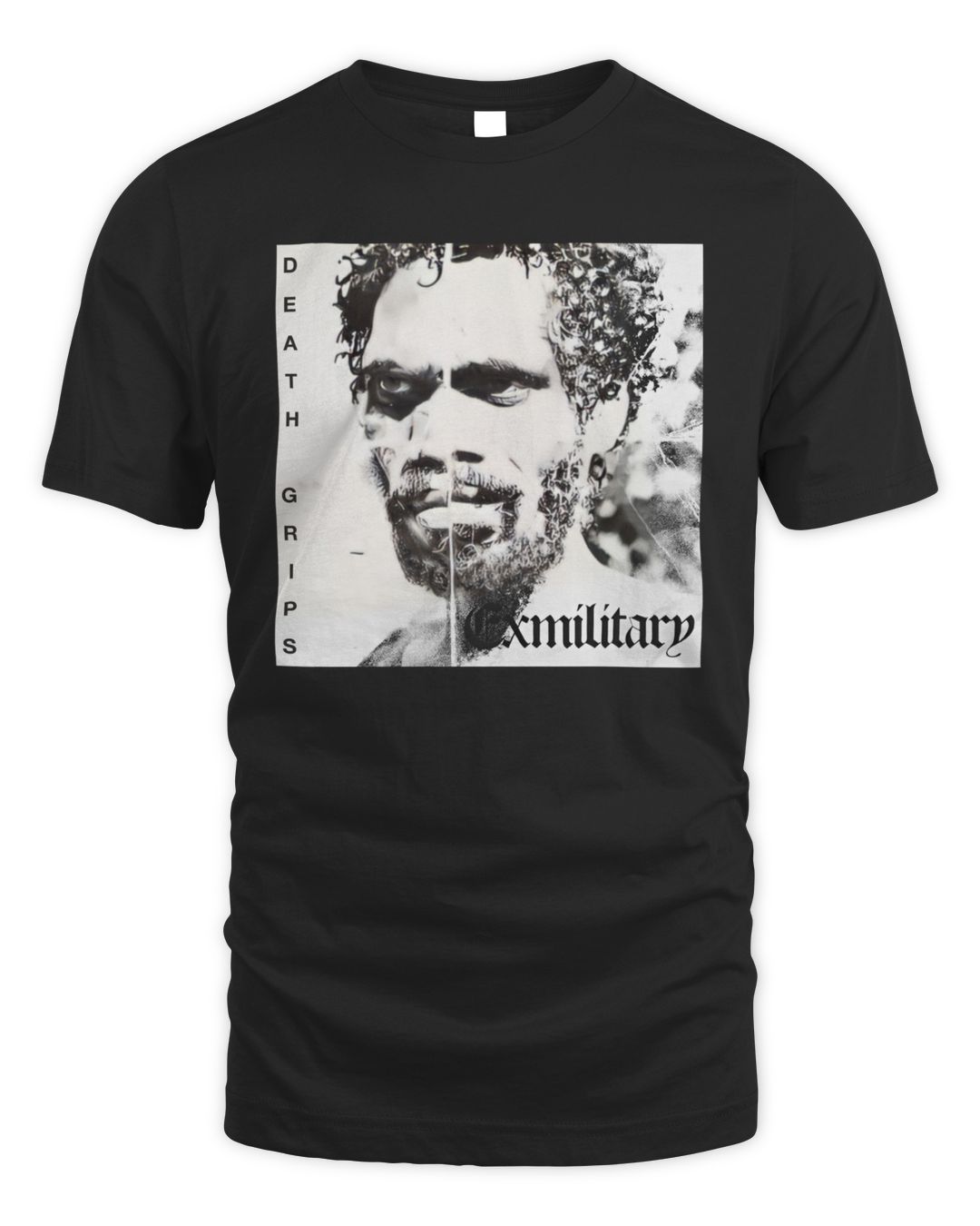 Death Grips Merch Death Grips Exmilitary Shirt Black