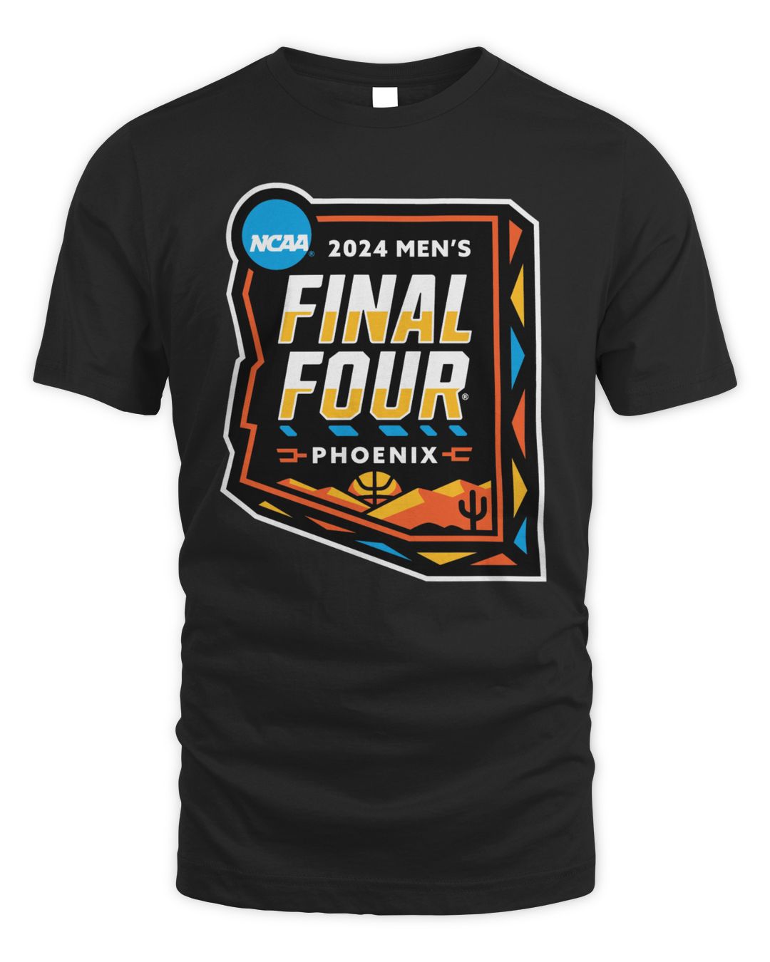 Official Ncaa 2024 Men’s Final Four Phoenix Logo Tee Black