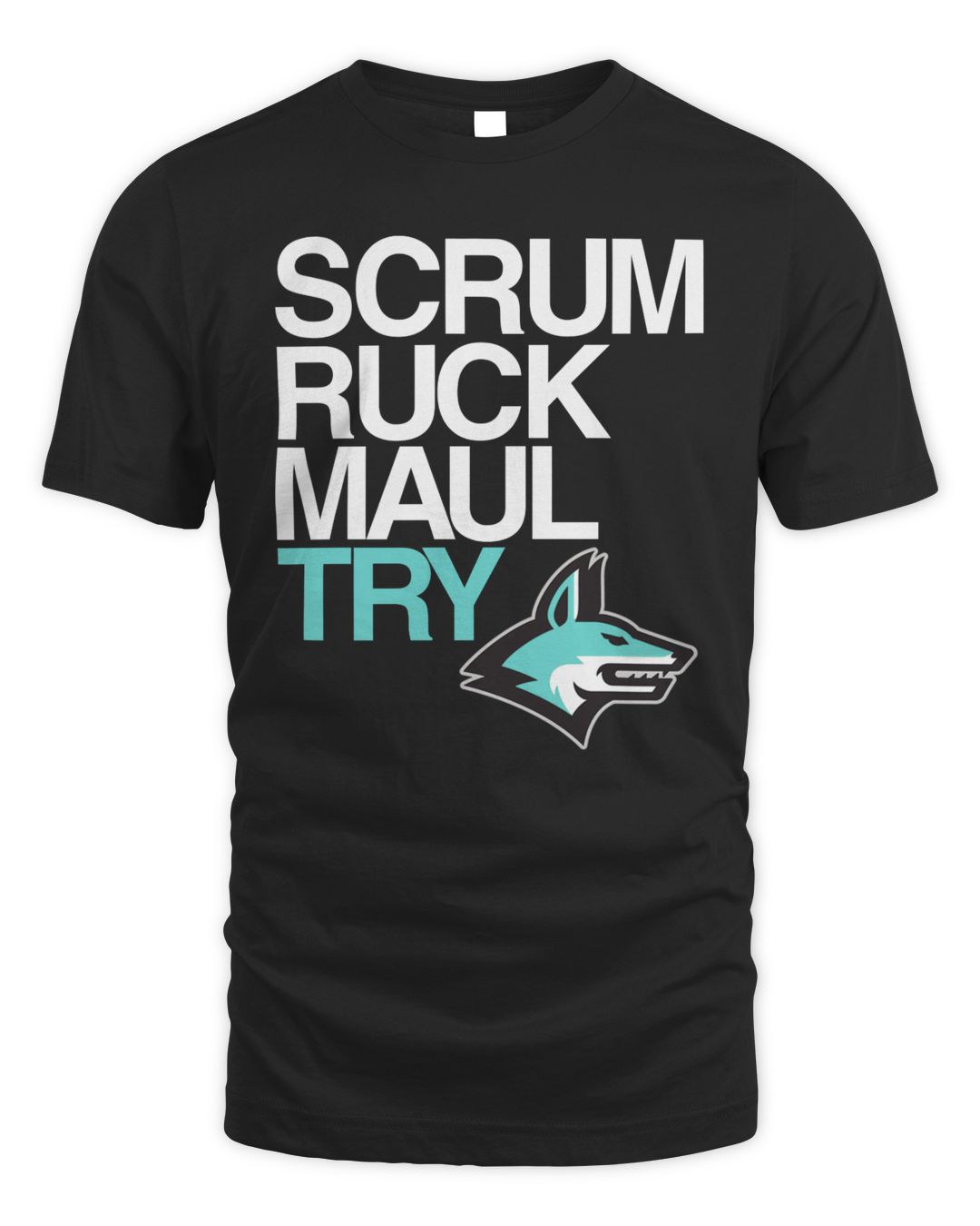 Dallas Jackals Rugby Scrum Ruck Maul Try Logo T Shirt