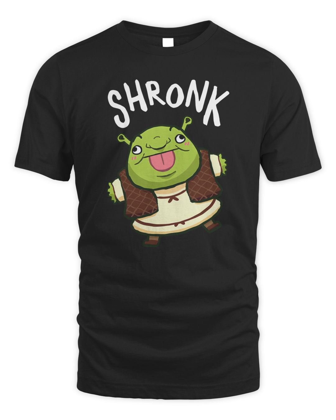 Official Shronk Derpy Shrek Tee Black