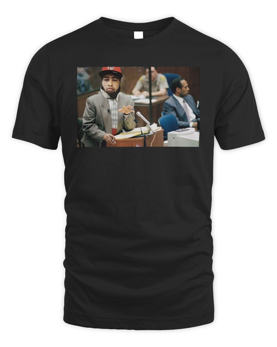 Zvbear Merch Oj Simpson Photo Tee Black