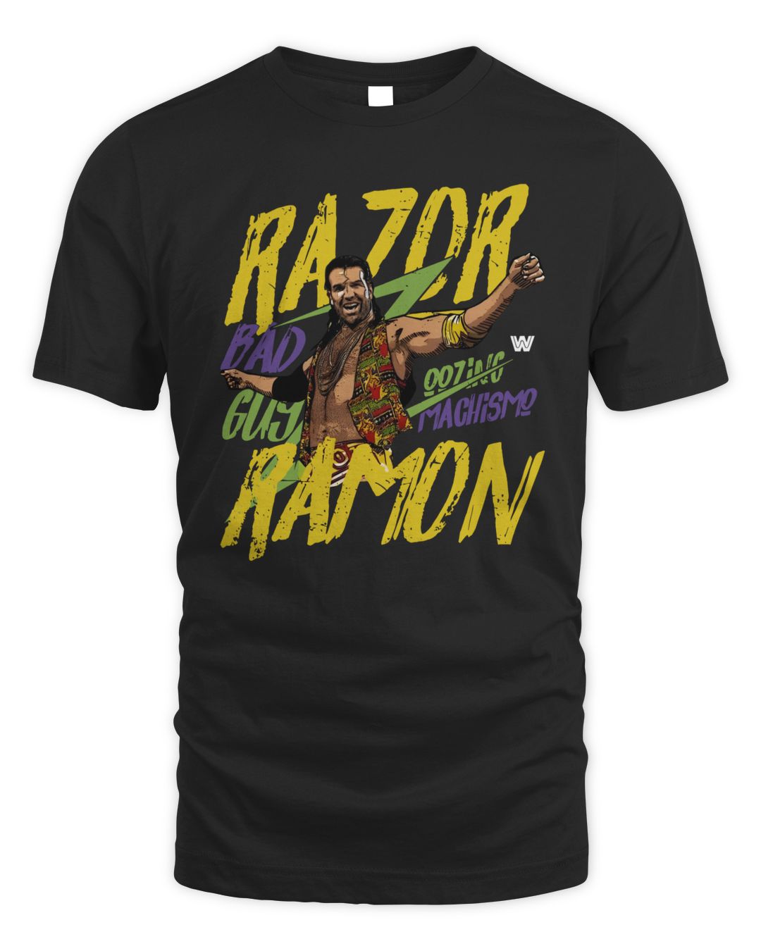Official Razor Ramon 500 Level Bad Guy Black T-Shirt | Ahoged