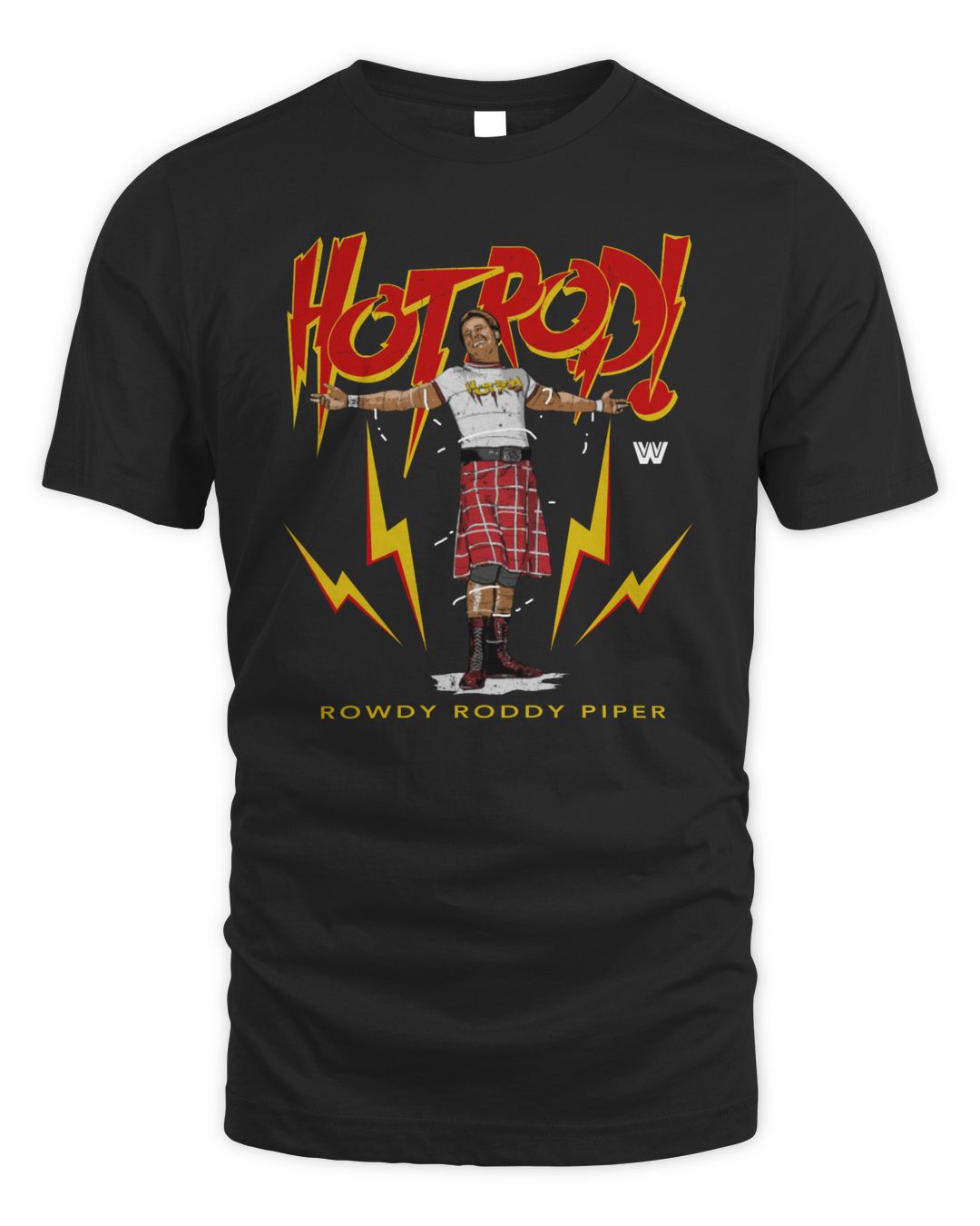 Wwe Shop Rowdy Roddy Piper 500 Level Hot Rod T-Shirt Black