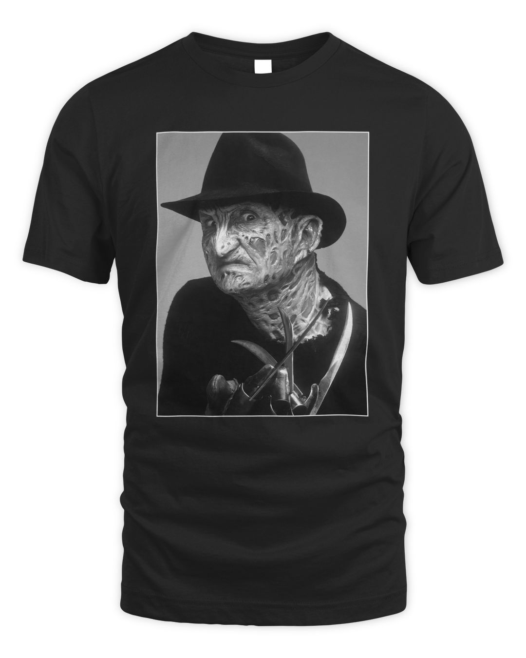 Friday The 13th Ripple Junction Freddy vs. Jason Photo Tee Black