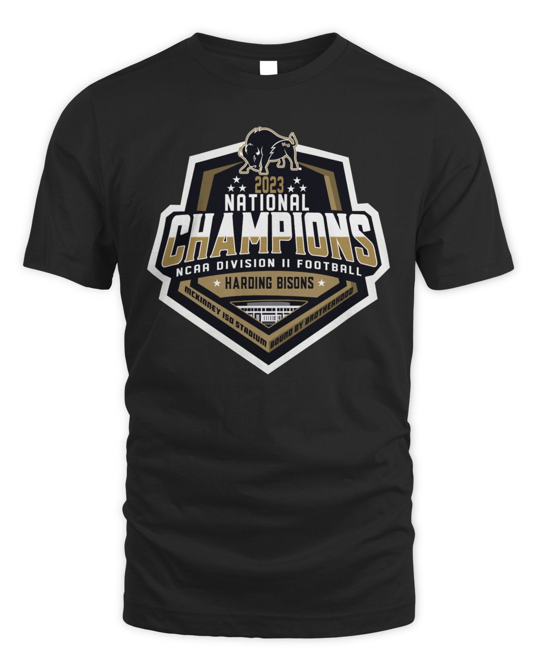 Harding Bisons 2023 National Champions NCAA Division II Football Logo ...