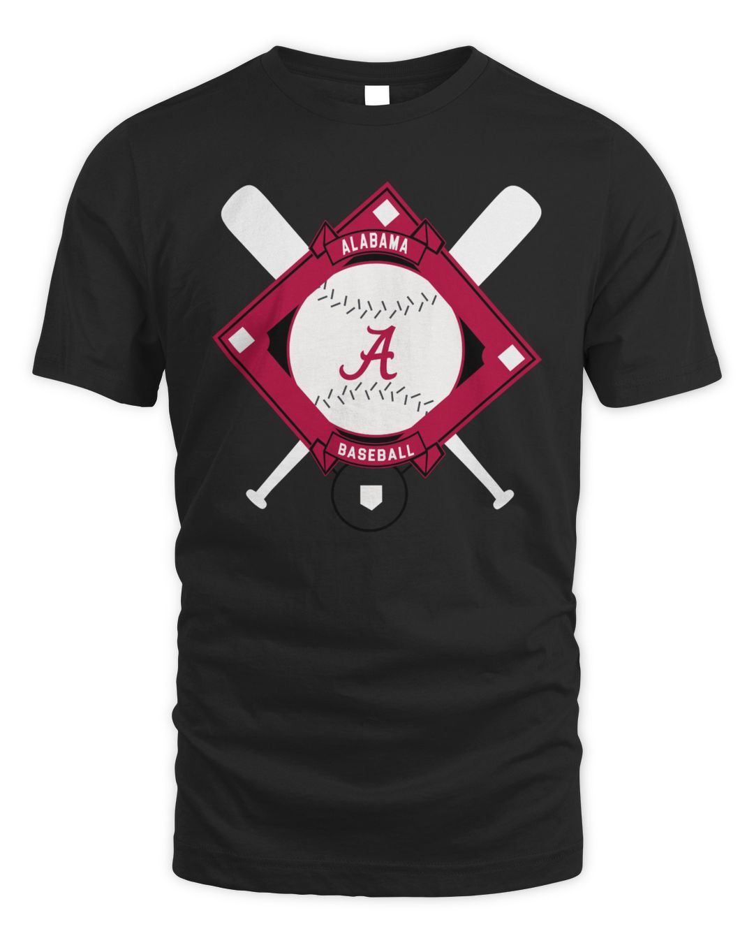 Alabama Crimson Tide Dri-FIT Baseball Plate Legend Logo Shirt