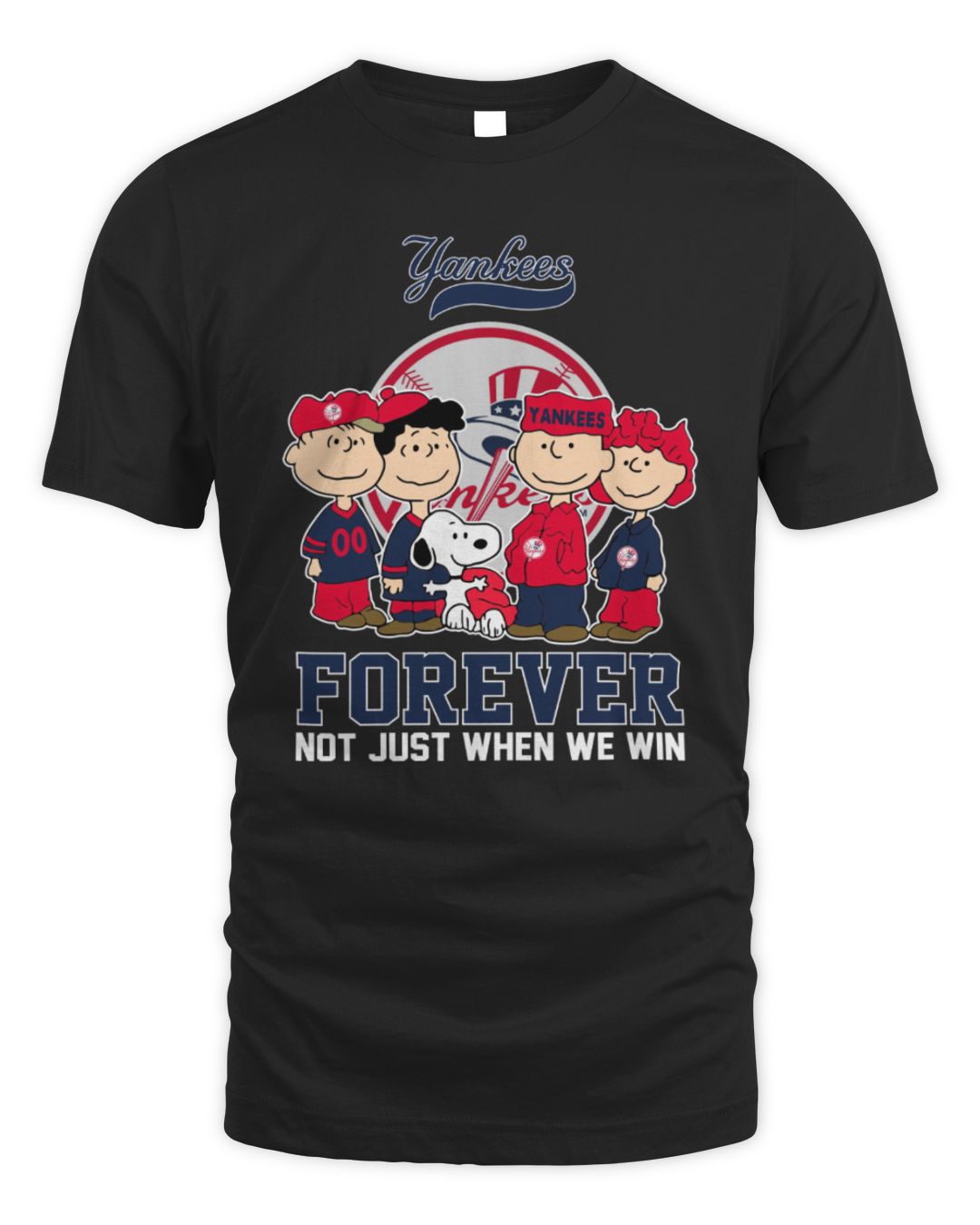Official The Peanuts Movie Characters New York Yankees Forever Not Just ...