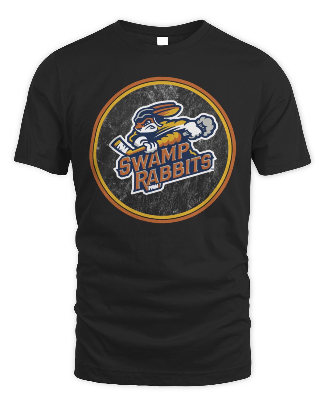 Greenville Swamp Rabbits Circle Tee Black