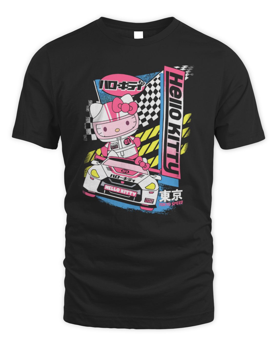 Official Tokyo Speed Hello Kitty Racer Hoodie Black