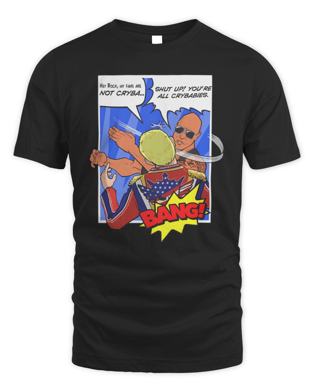 Official The Rock Slap Photo Hoodie Black