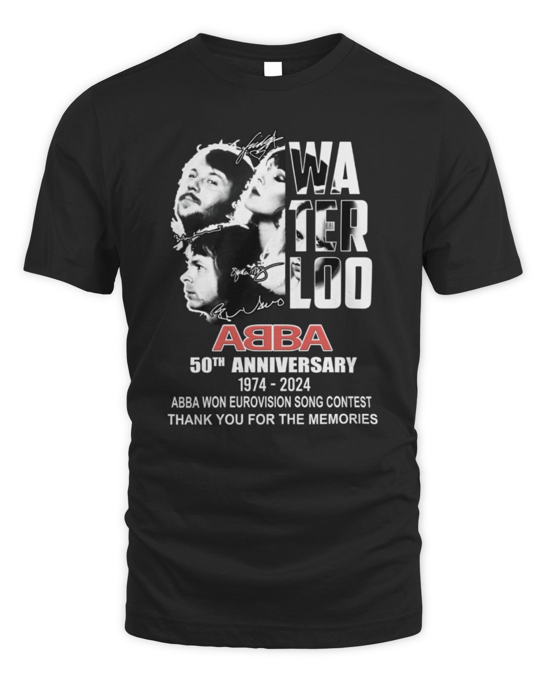 Official Waterloo ABBA 50th Anniversary 1974-2024 ABBA Won Eurovision ...