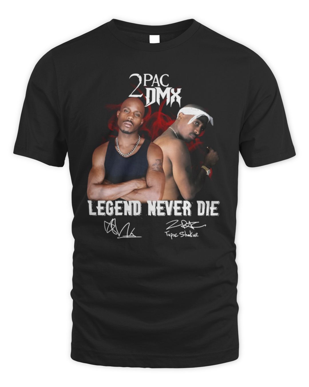 Official 2Pac Dmx Legend Never Die Signatures 2024 Hoodie