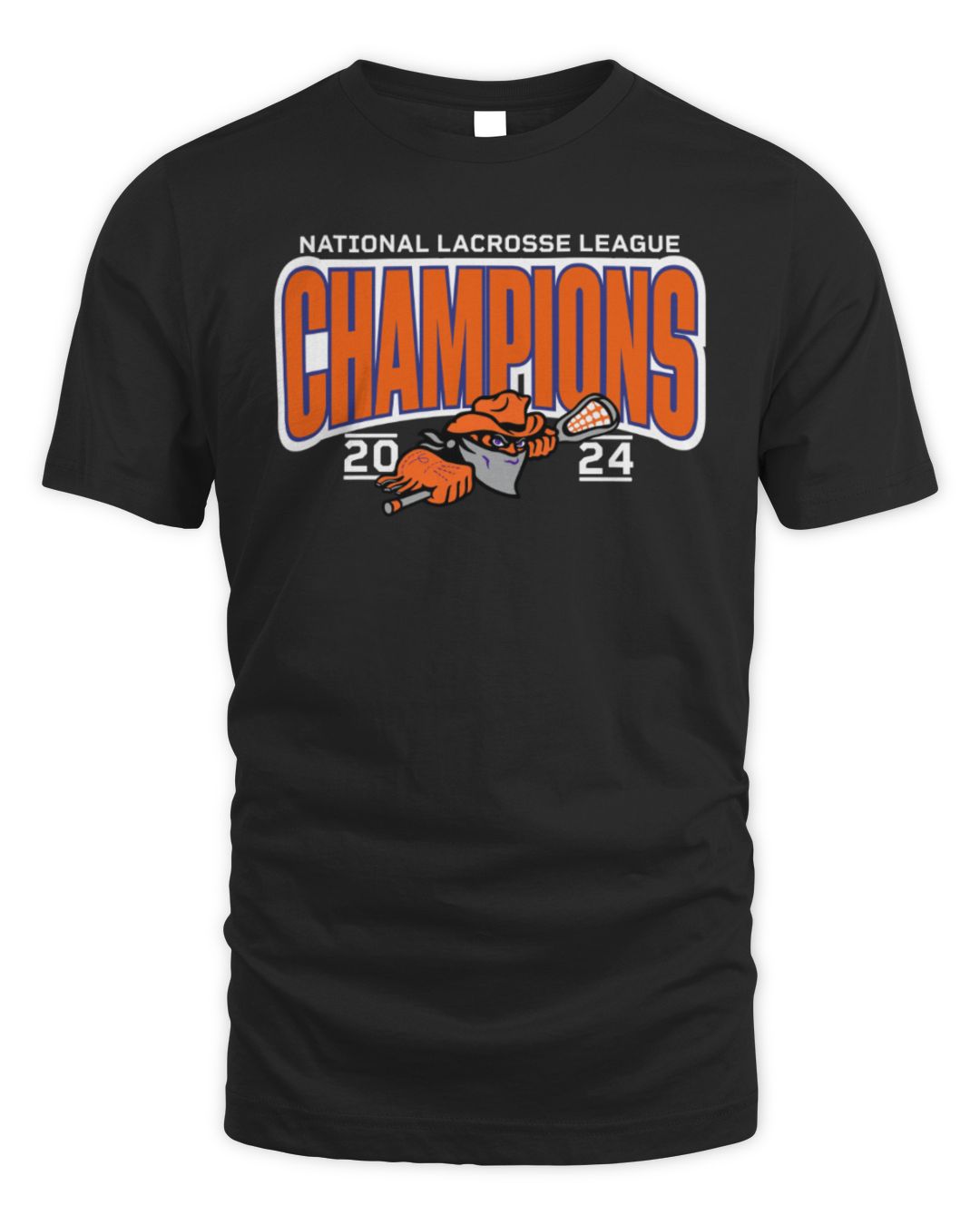 Buffalo Bandits Black 2024 NLL Cup Champions Tee