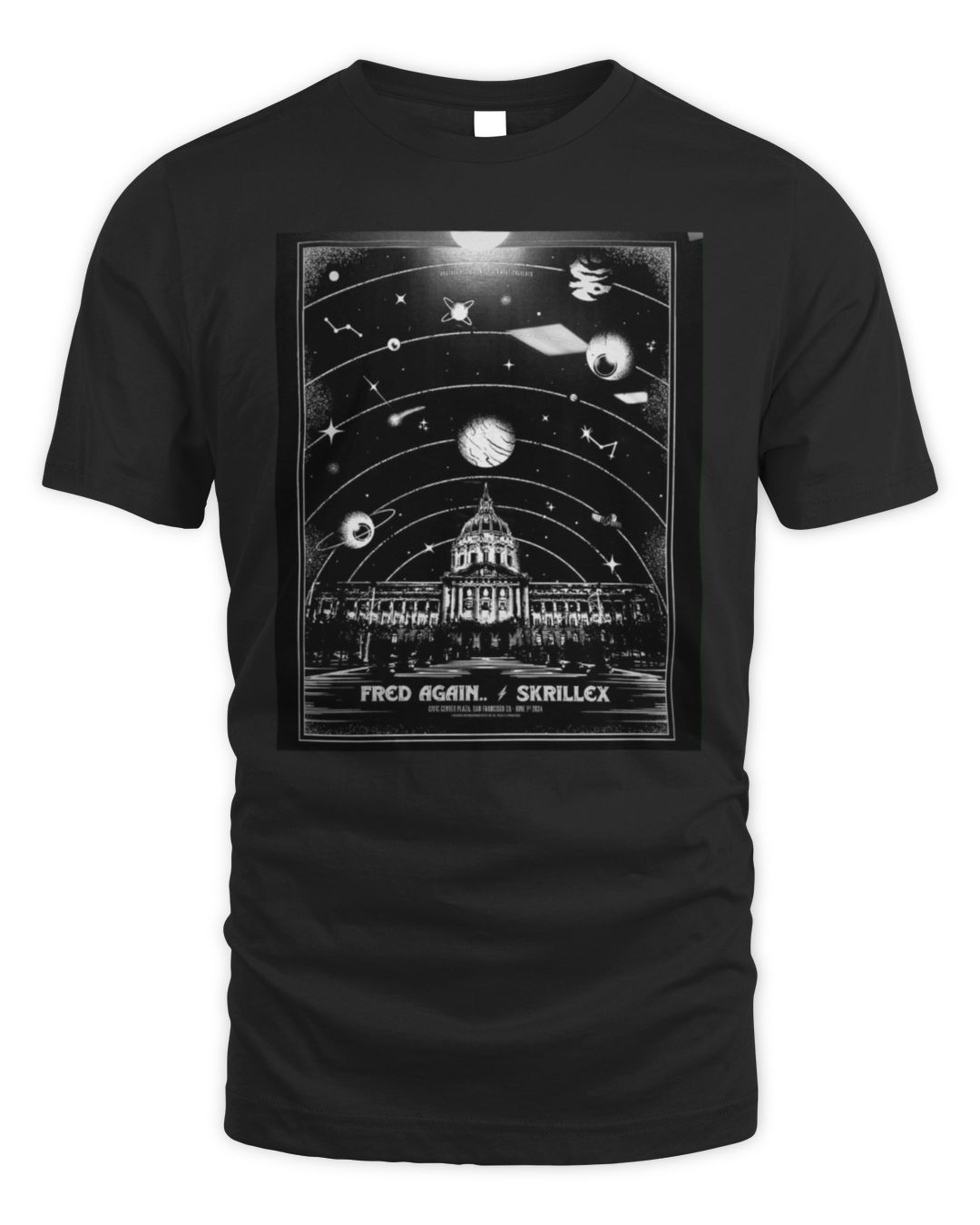 Official Fred Again Merch Jun 1 2024 Civic Center Plaza In San ...