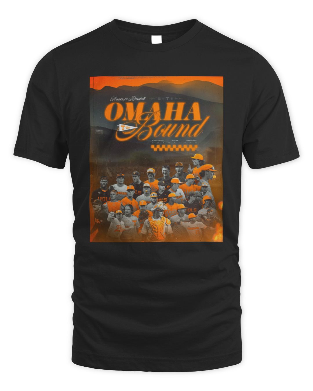 2024 Tennessee Volunteers Omaha Bound Logo Tee Poster | Ahoged