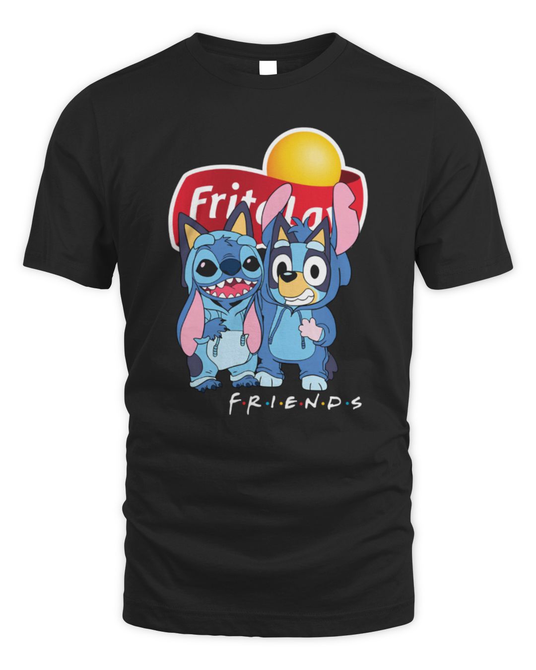 2024 Stitch x Bluey x Frito Lays Friends True Fan Logo Tee