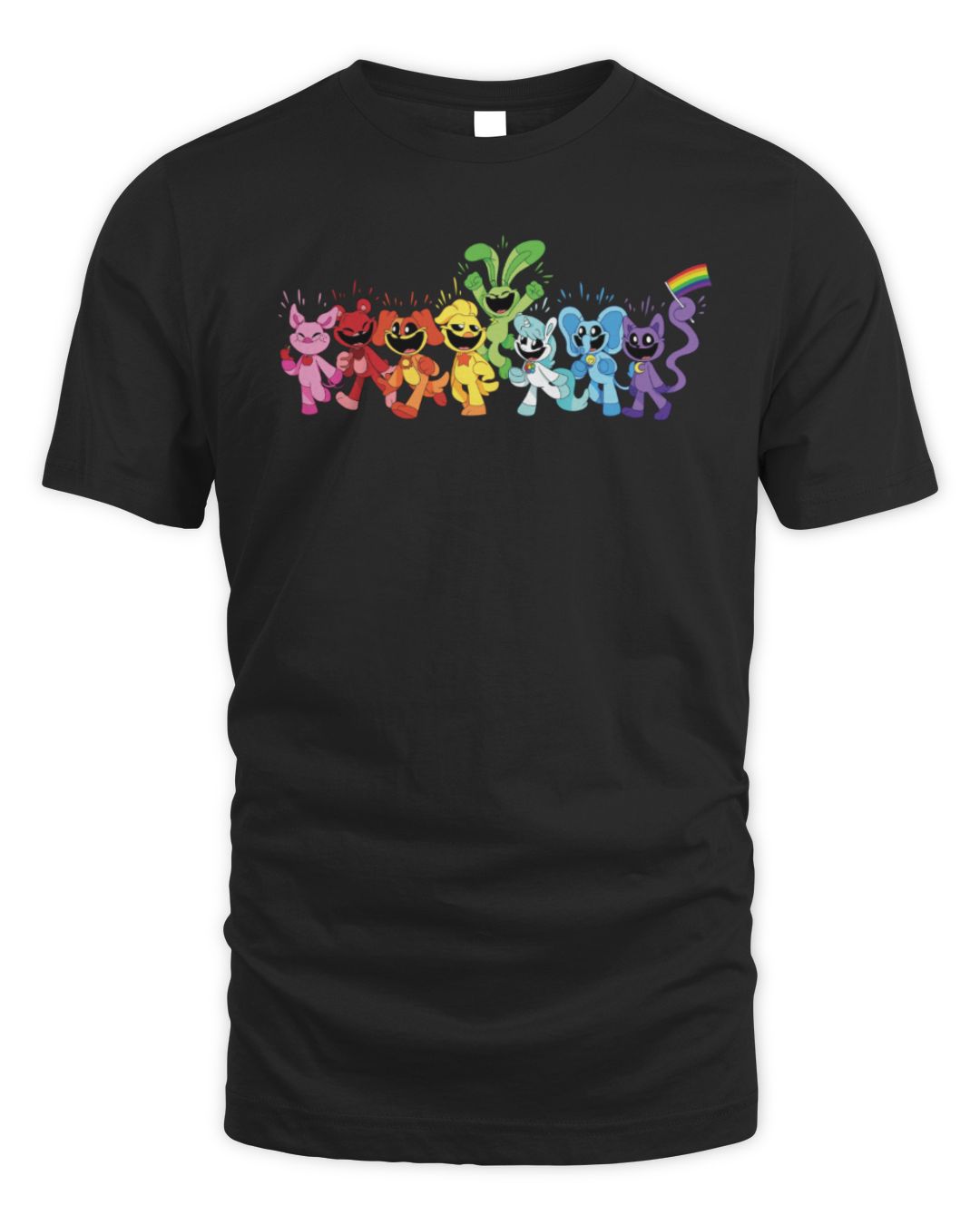 Poppy Playtime Smiling Critters Pride Merch Shirt | Ahoged