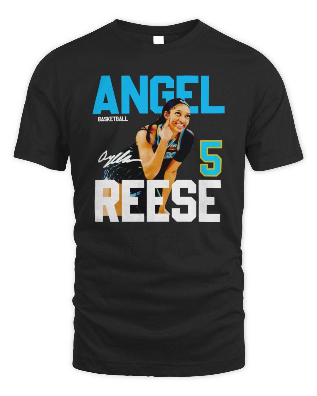 Chicago Angel Reese 5 Cartoon Women Basketball