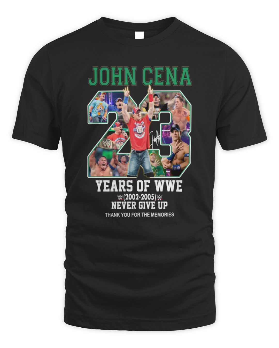 John Cena 23 Years Of WWE 2002-2025 Never Give Up Thank You For The ...