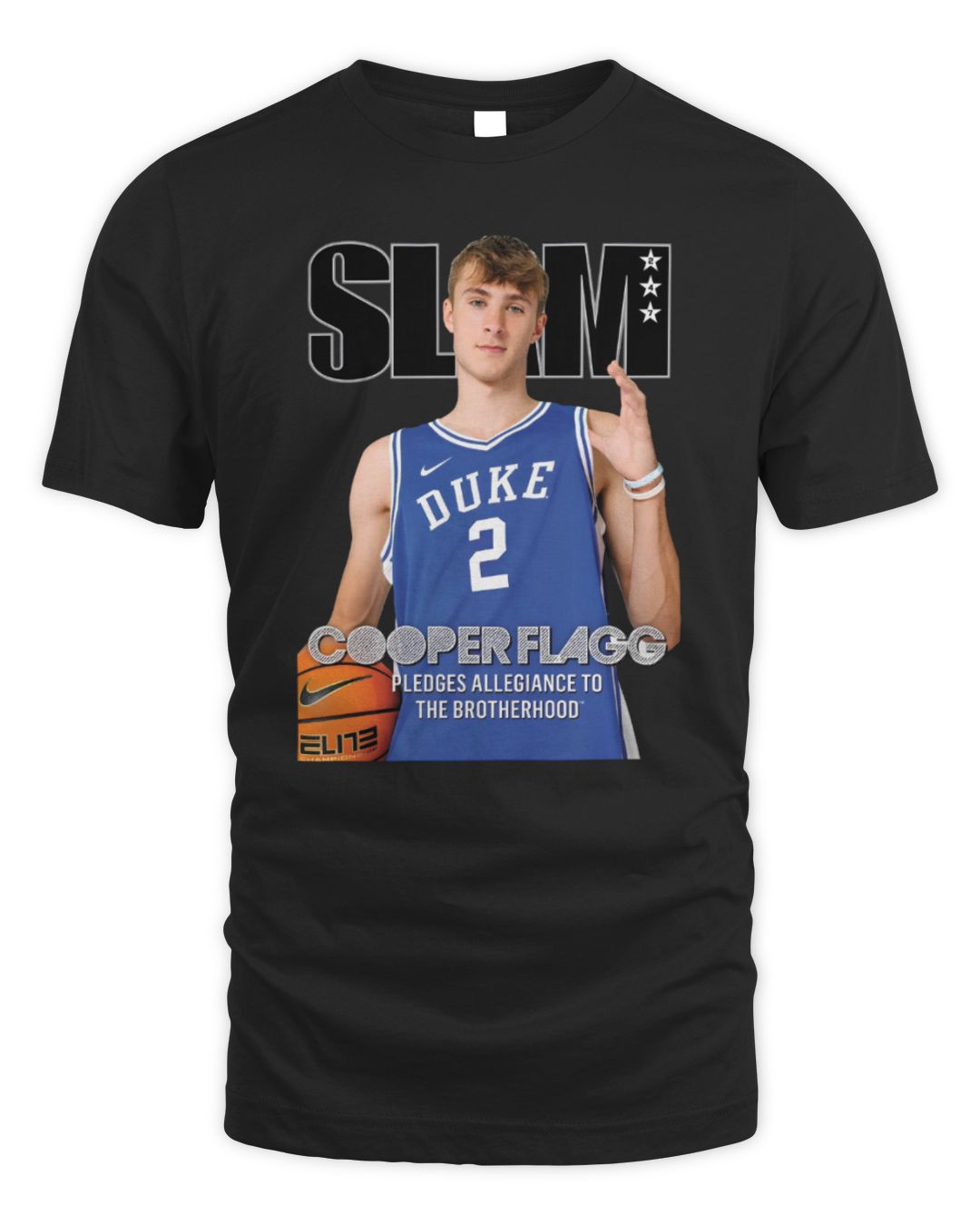 Official Duke Blue Devils Cooper Flagg Slam Cover 2024