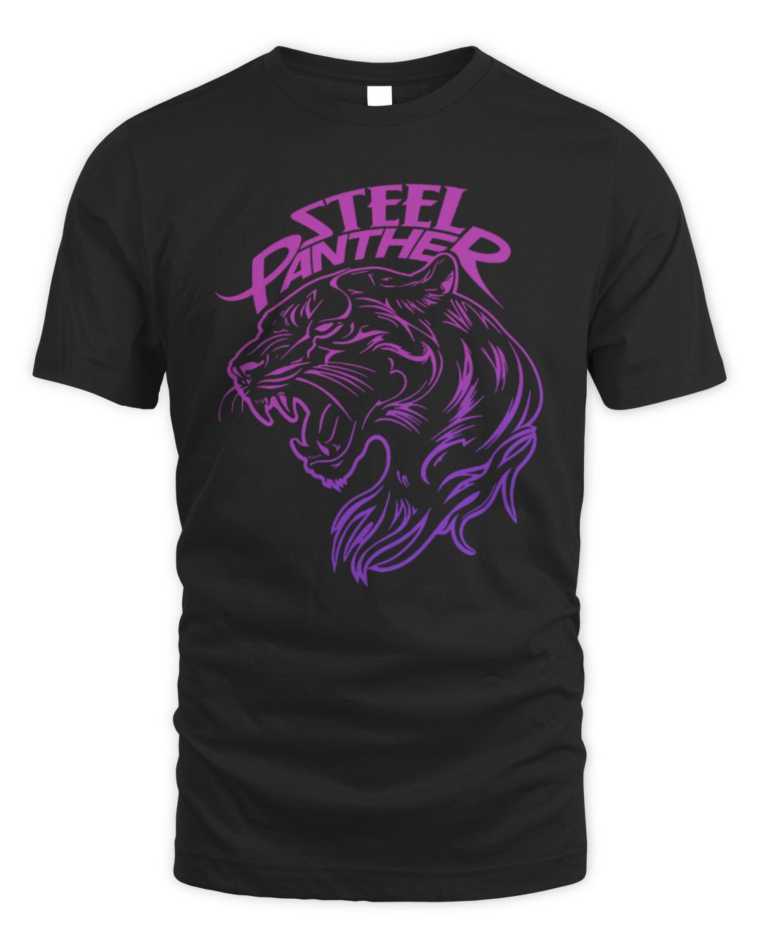 Steel Panther Merch Panther Head 24 Arched Shirt