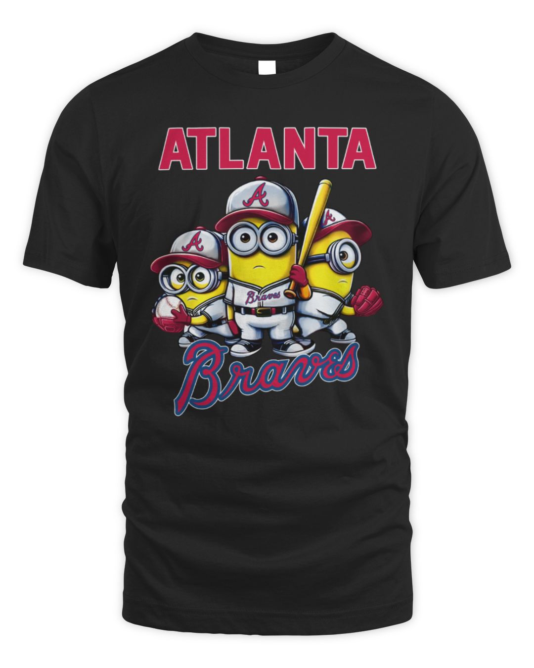 Minion Atlanta Braves Baseball Team New Season T-Shirt