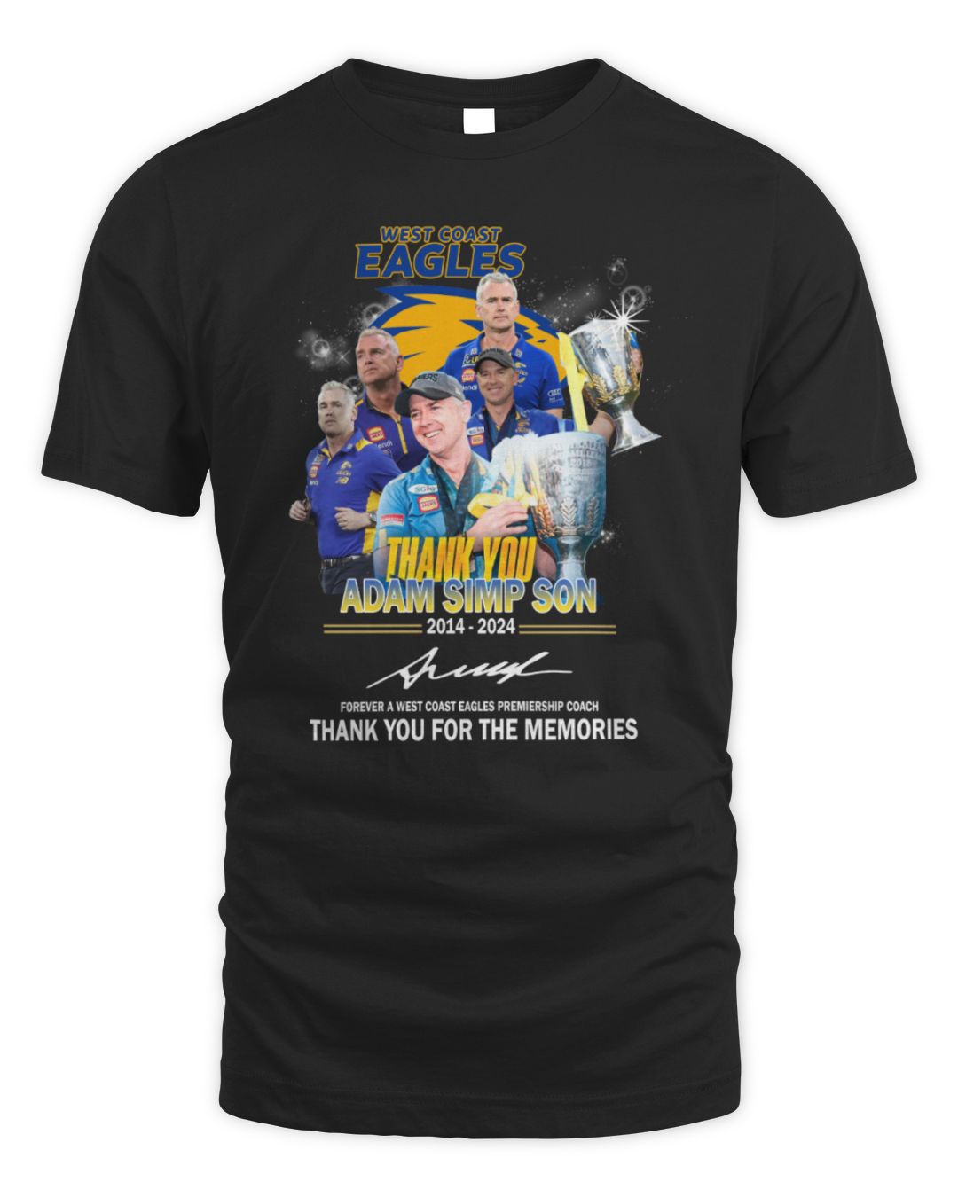 West Coast Eagles Thank You Adam Simpson 2014-2024 Thank You For The ...