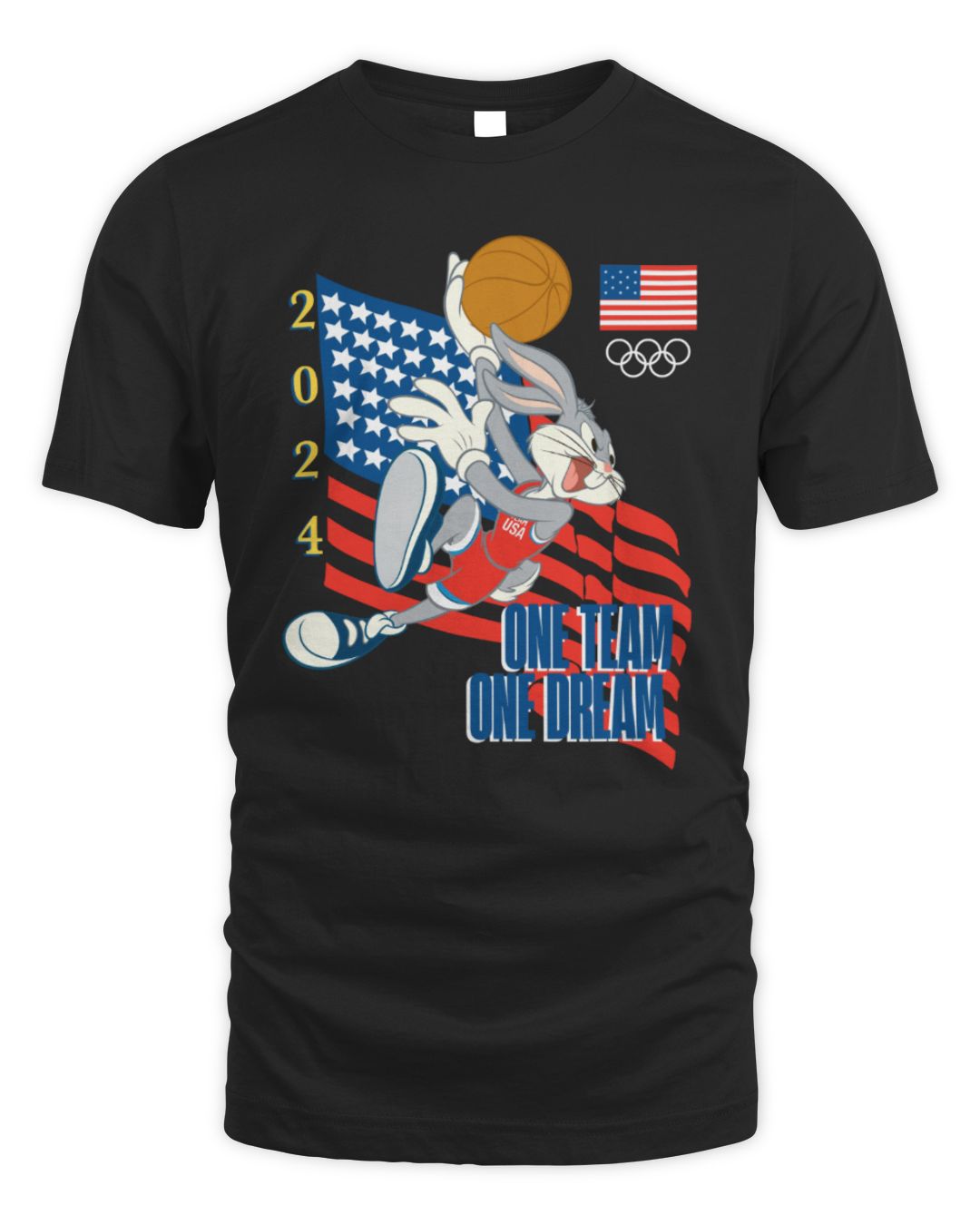 Looney Tunes x Team USA One Team On Dream 2024 Tee