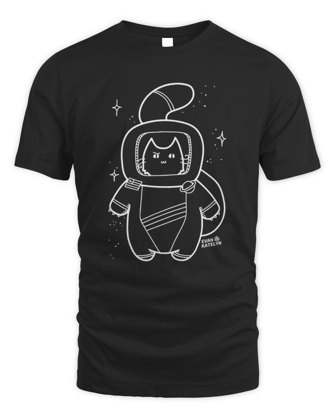 Evan And Katelyn Merch Supurrvisor In Space Tee 2024