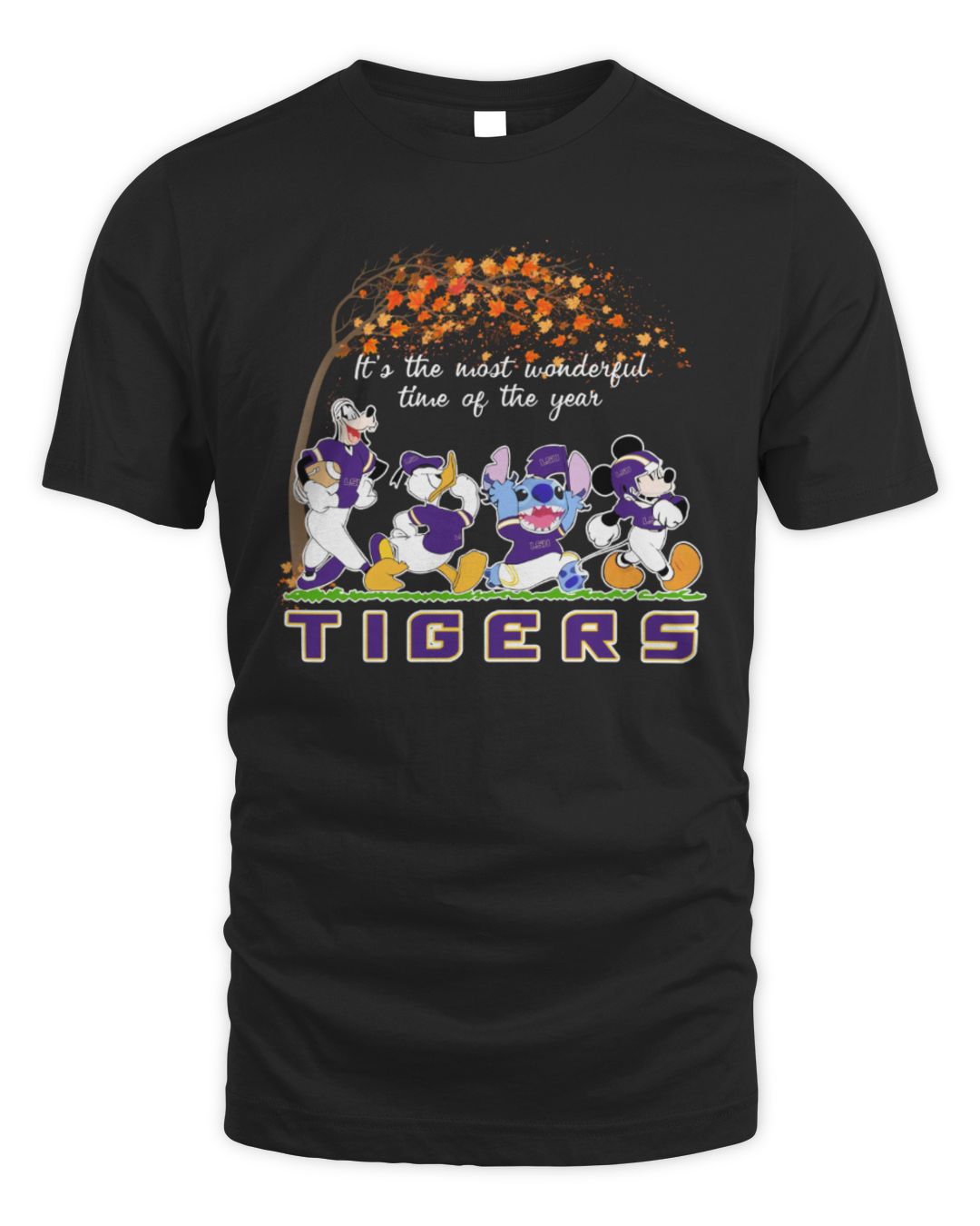 LSU Tigers x Mickey x Donald Duck x Stitch x Goofy Fall It’s The Most ...
