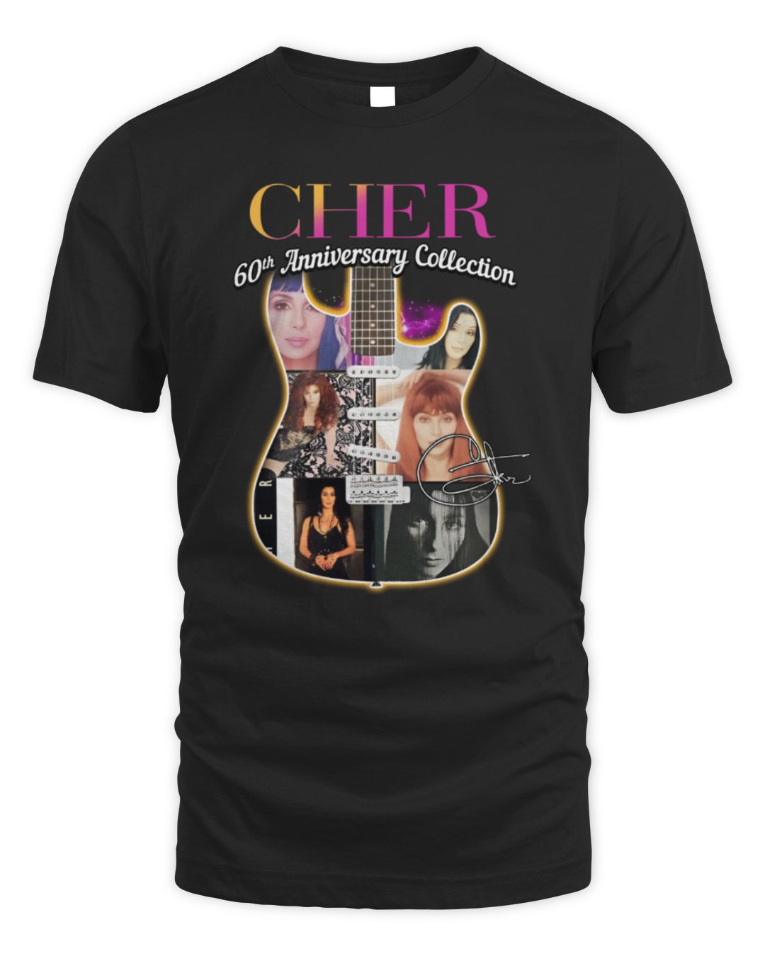 Cher 60th Anniversary Collection Signature T-Shirts