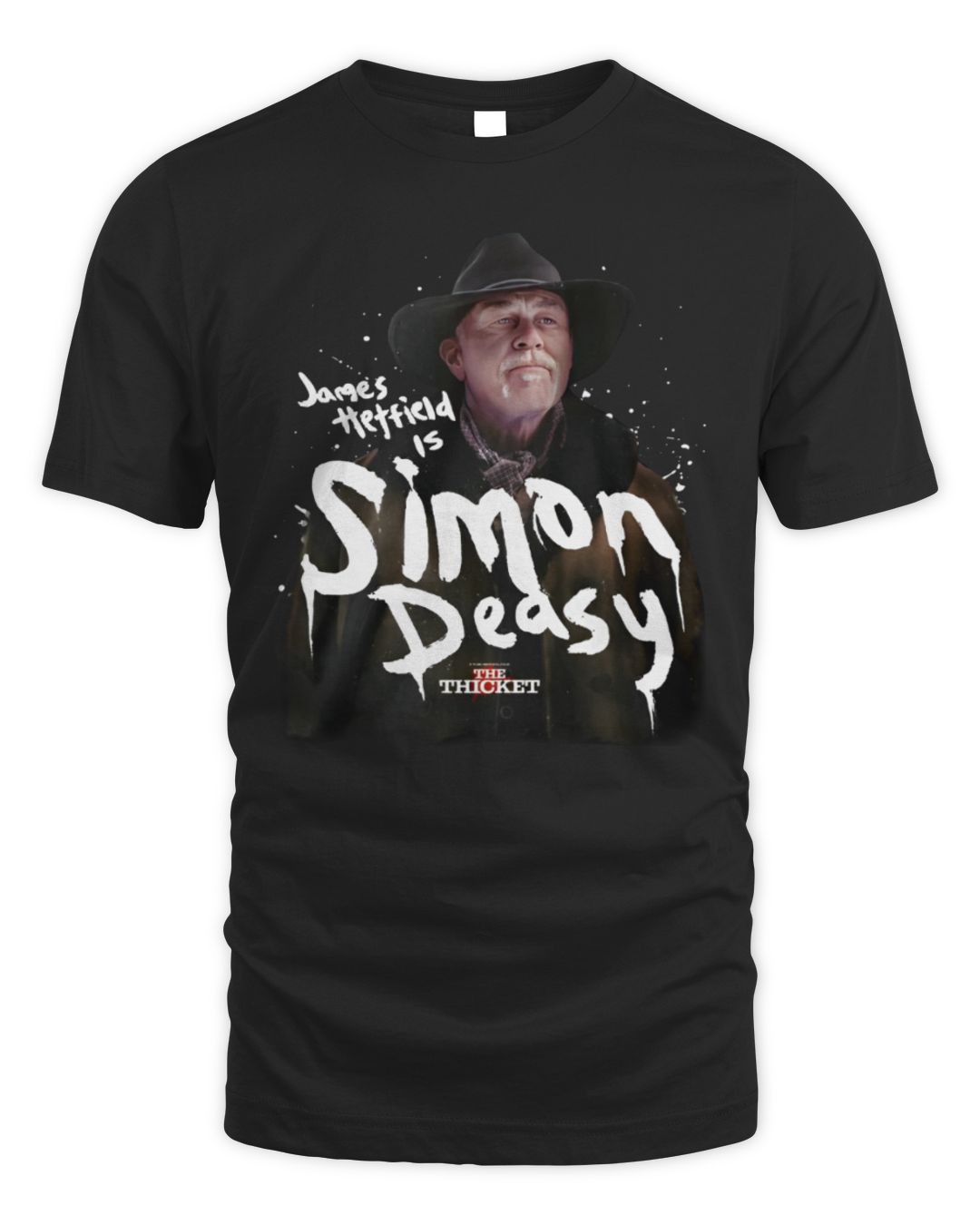 The Thicket James Hetfield Is Simon Deasy T-Shirt Black