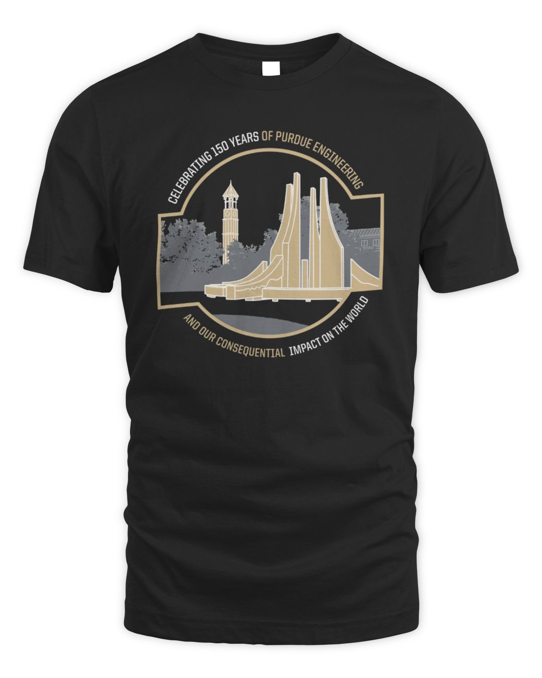 Purdue University 150 Years of Engineering Shirt Purdue Boilermakers