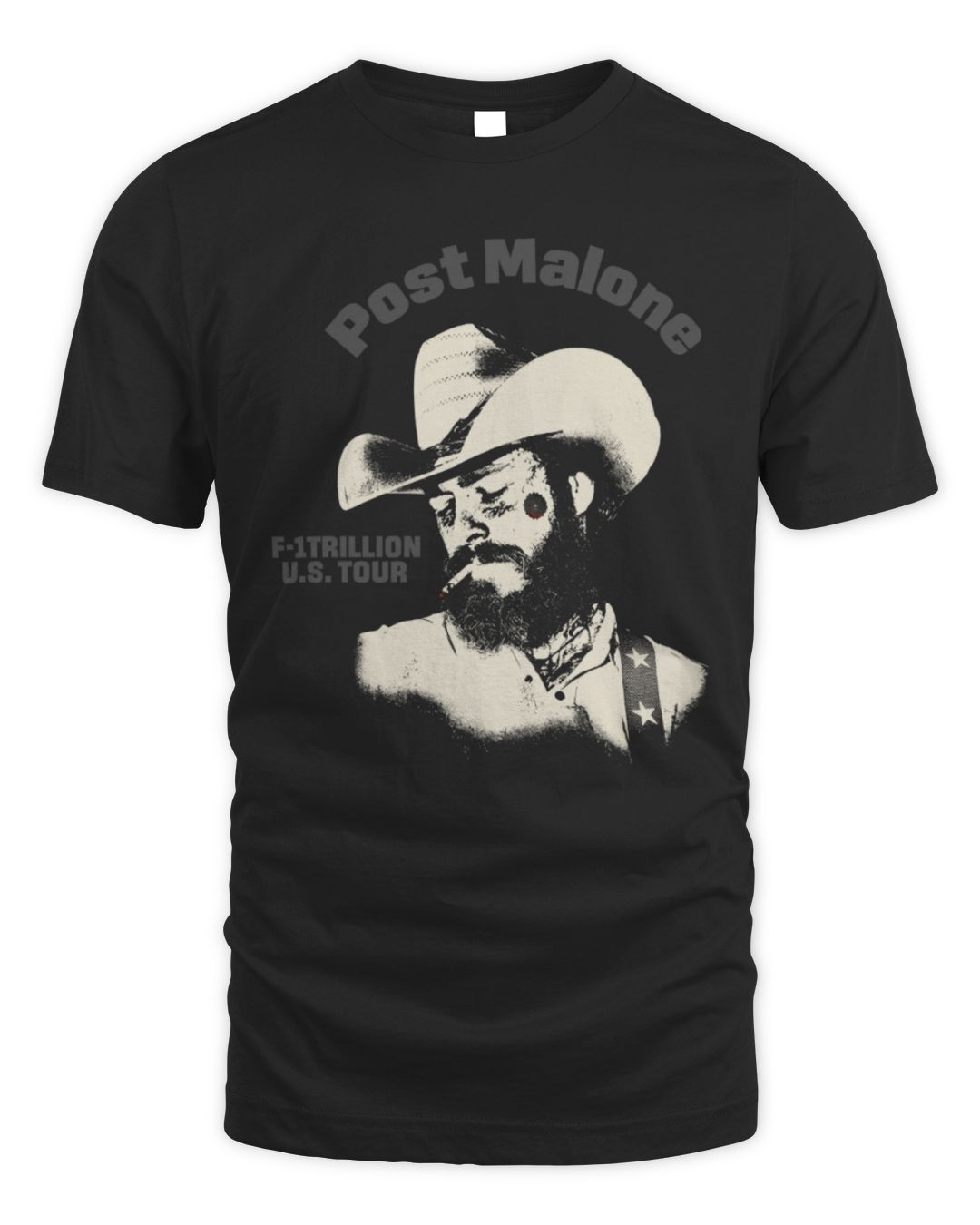 Post Malone Merch F-1 Trillion Tour Brown Long Sleeve