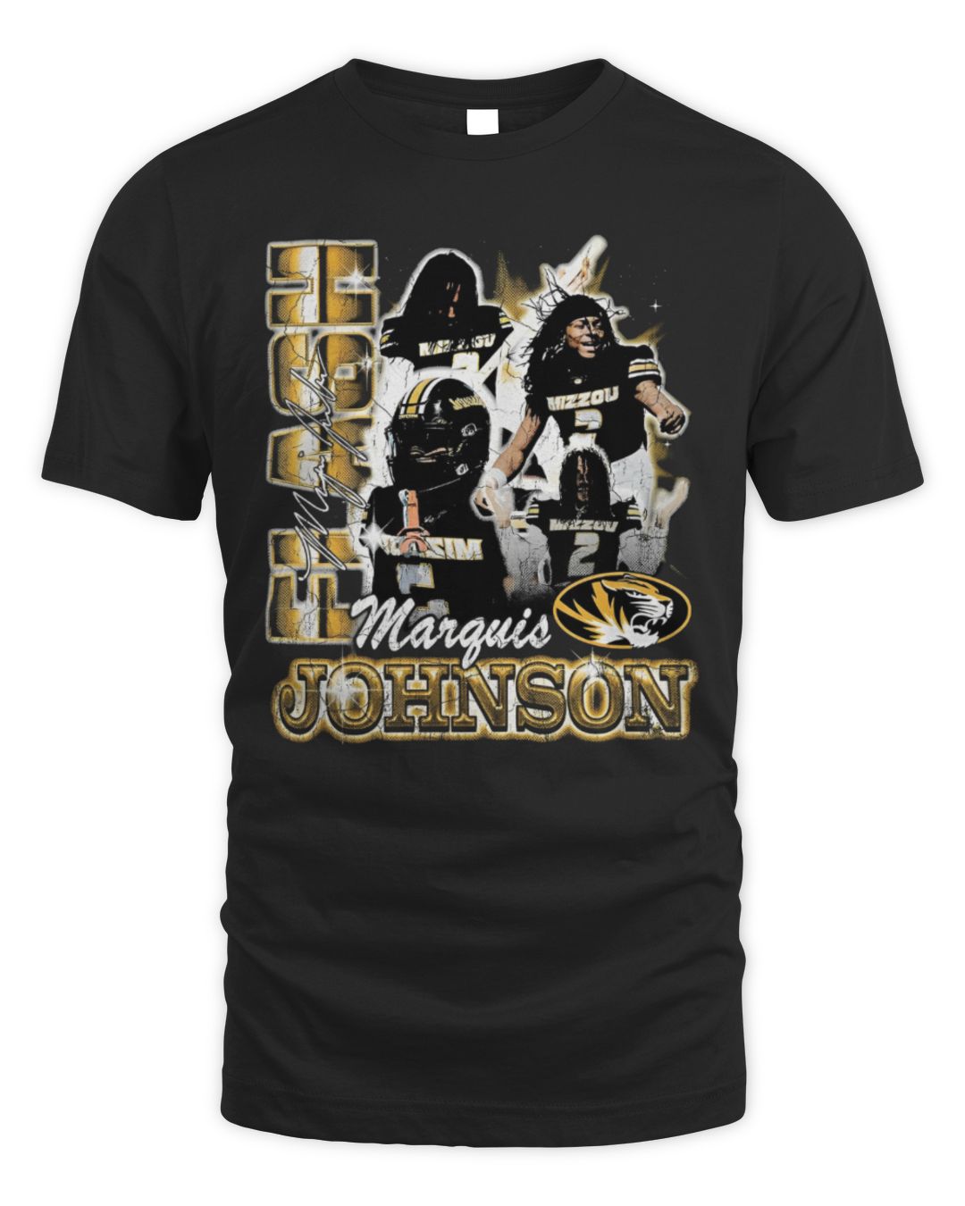 Mizzou Nil Store Marquis Johnson Throwback Flash Pepper Signature Tee