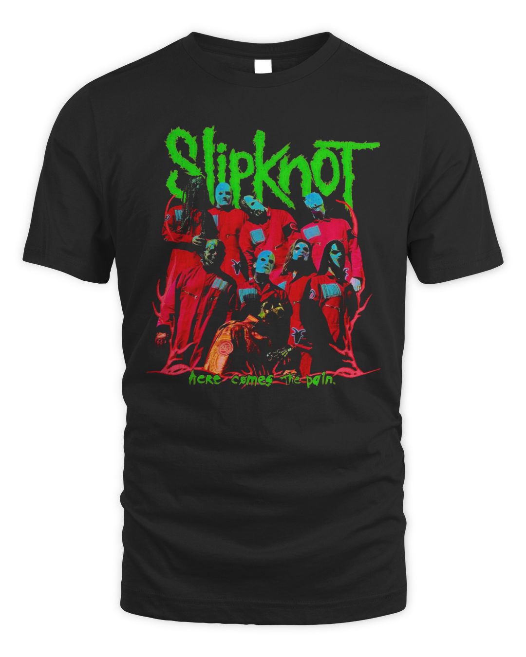 Slipknot Official Clothing Here Comes The Pain Photo 2024 Tee | Ahoged