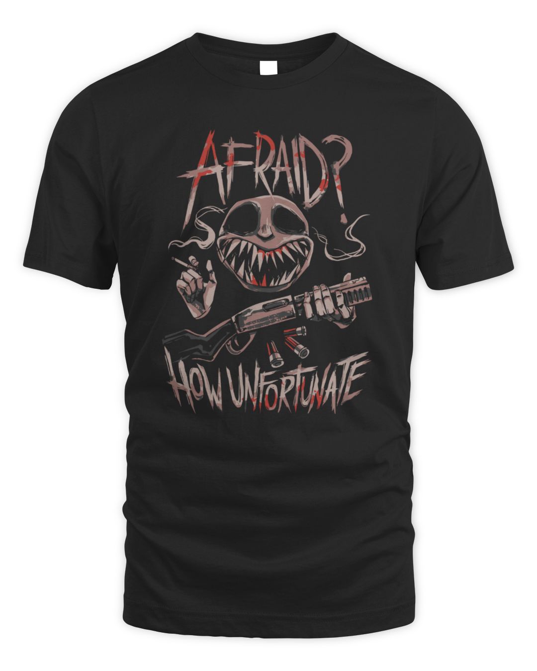 Official Buckshot Roulette Afraid How Unfortunate Tee