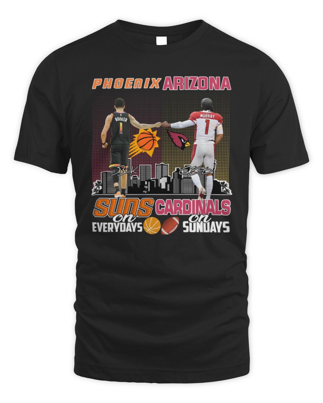 Phoenix Suns x Cardinals Signature Tee Black