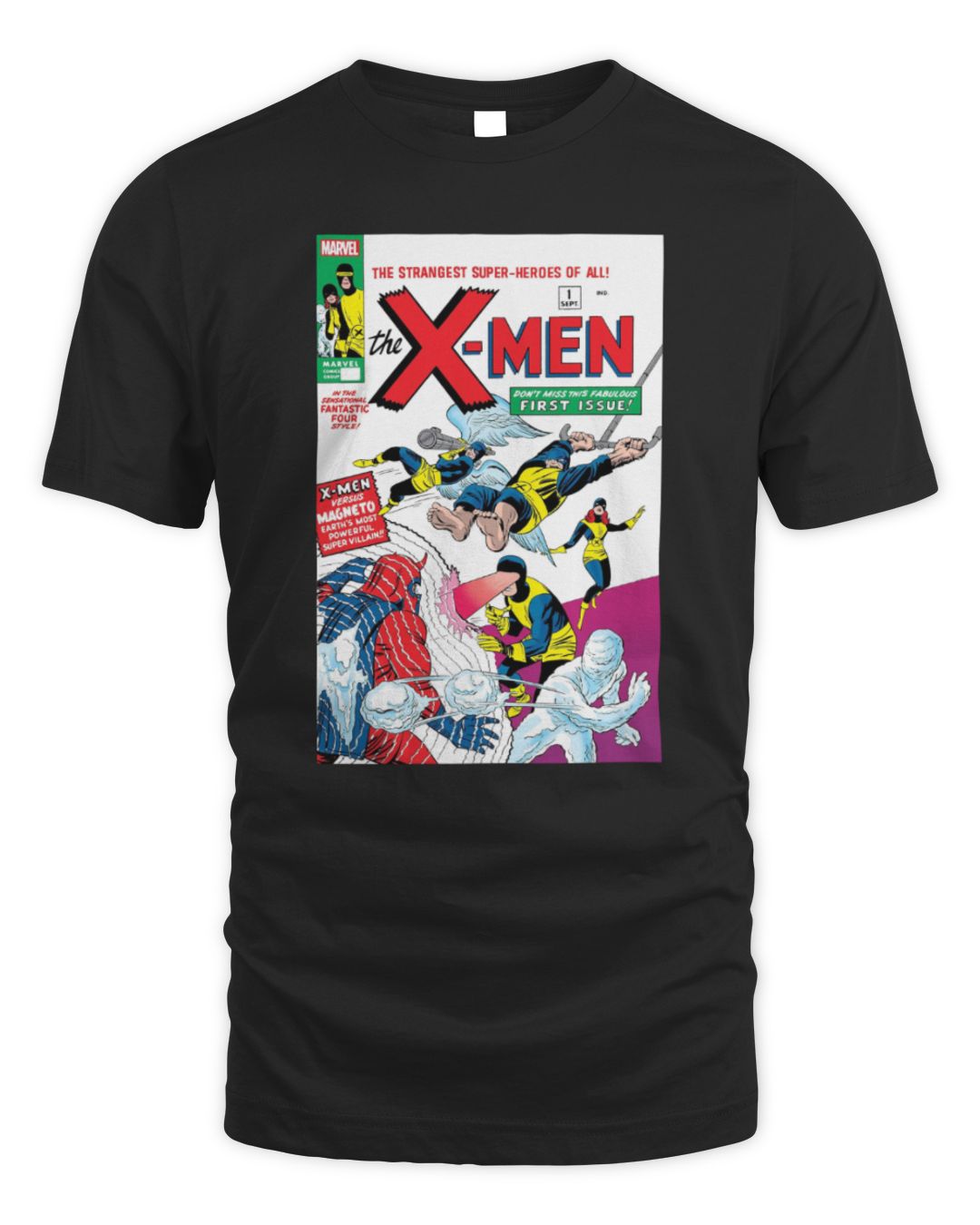 X-Men Issue #1 Cover Introducing X-Men Cartoon Photo Shirt Hoodie