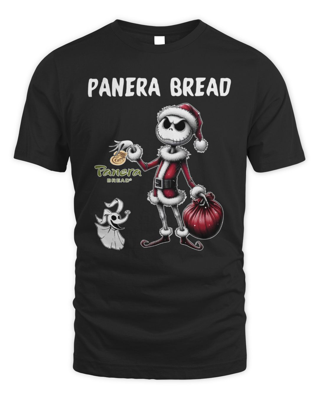 Panera Bread X Jack Skellington Christmas Logo 2024 Shirt