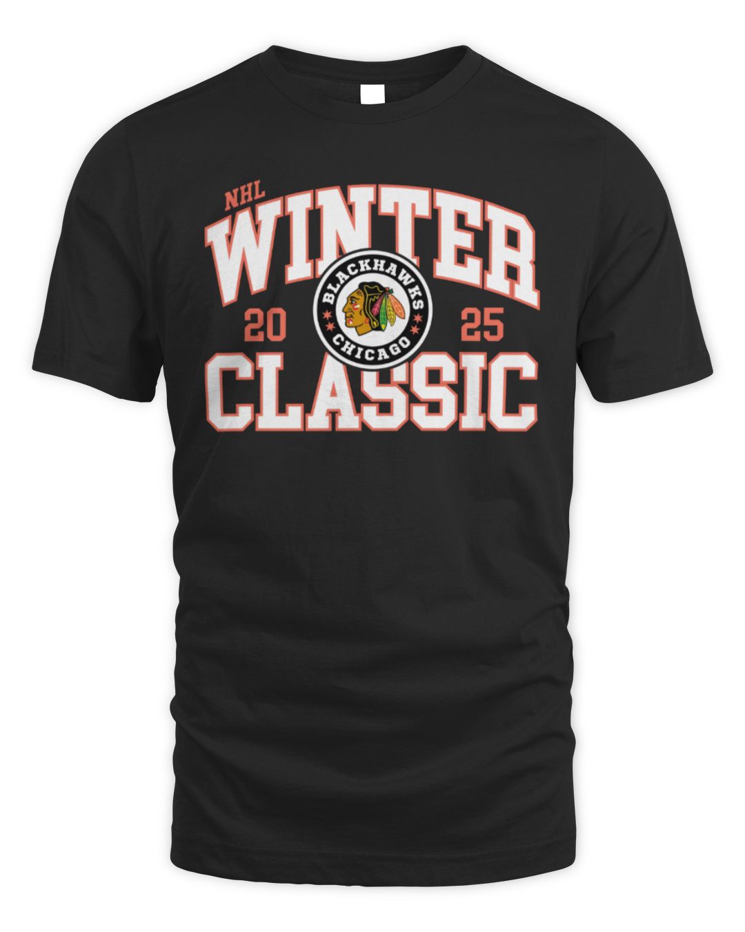 Winter Classic 2024-2025 Blackhawks Hockey Shirt Black