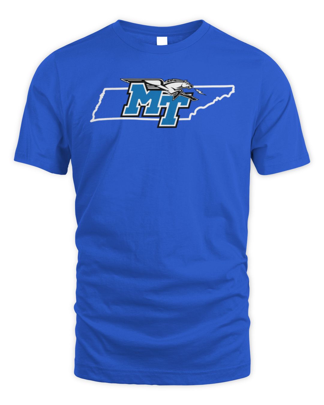 MTSU Football Logo Over State Shirt